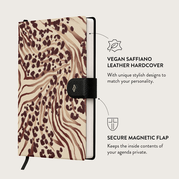Bare - Saffiano Leather Journal Notebook | BURGA