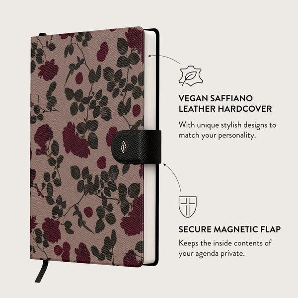 Main Character - Saffiano Leather Journal Notebook | BURGA