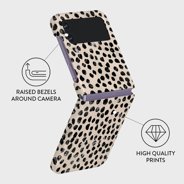 Almond Latte - Cute Samsung Galaxy Z Flip 4 Case | BURGA