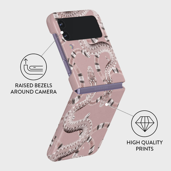 Poolside Glam - Snakes Samsung Galaxy Z Flip 4 Case | BURGA